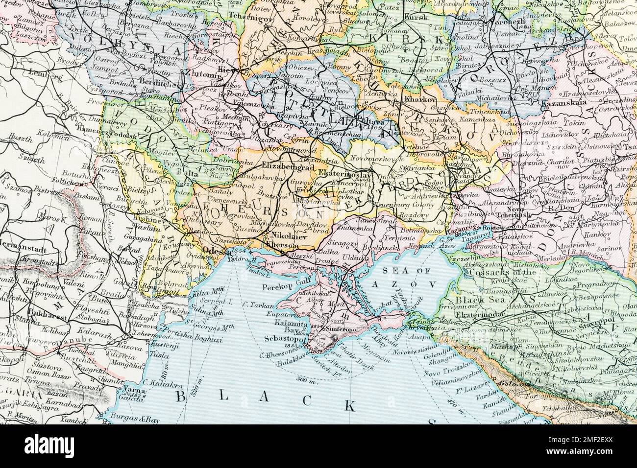 Kharkov on map hi-res stock photography and images - Alamy