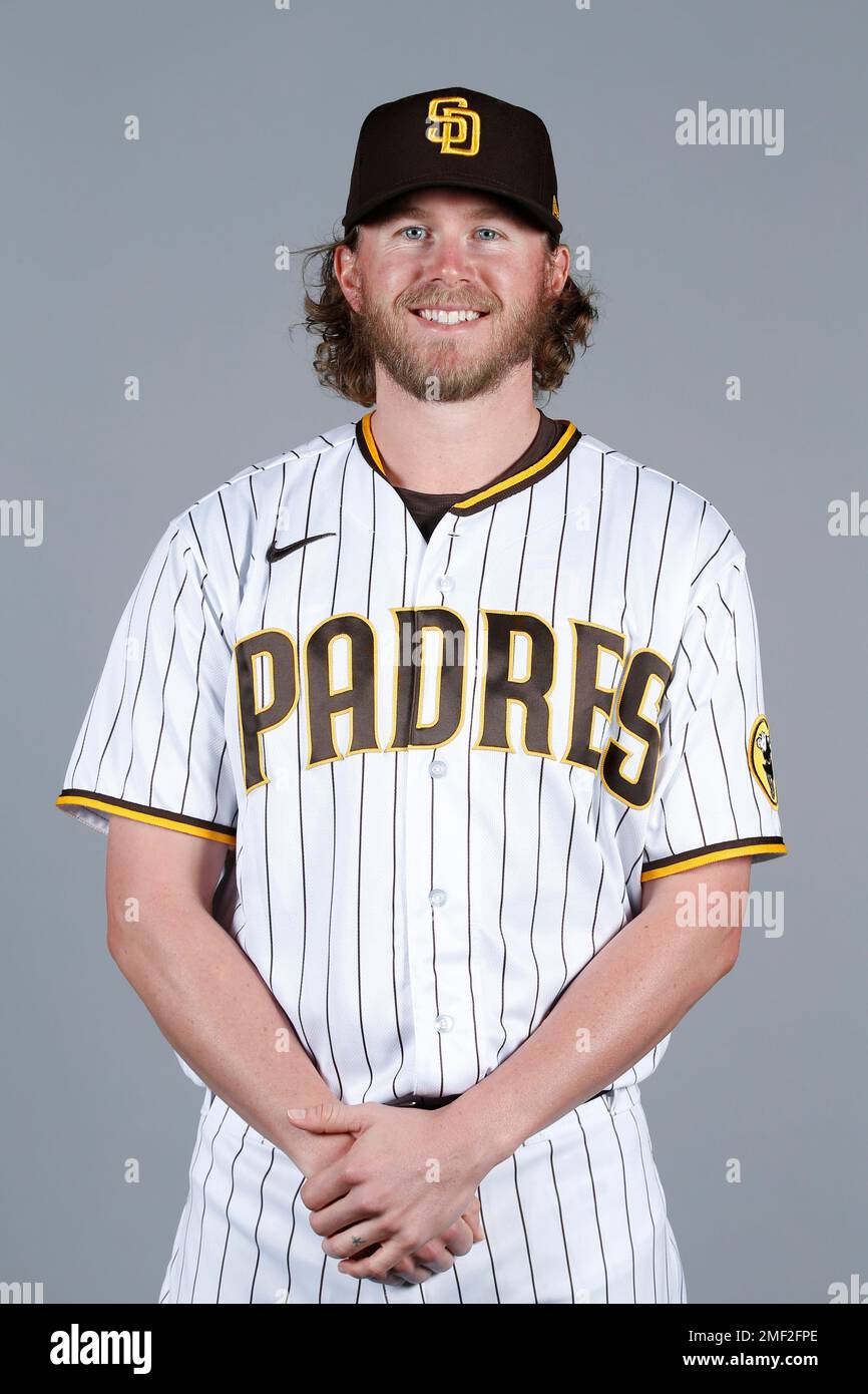 This is a 2021 photo of Pierce Johnson of the San Diego Padres baseball ...