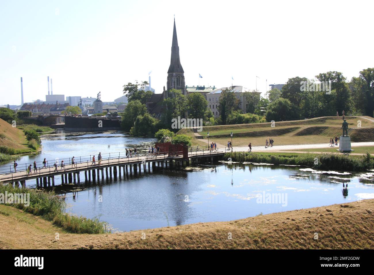 Kastellet fortress grounds in Copenhagen, Denmark Stock Photo - Alamy