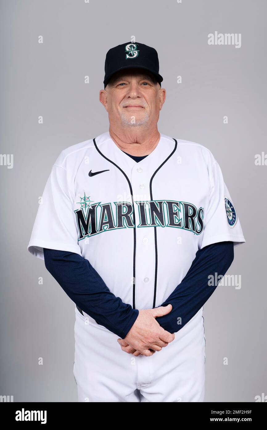 This is a 2021 photo of Perry Hill of the Seattle Mariners baseball ...