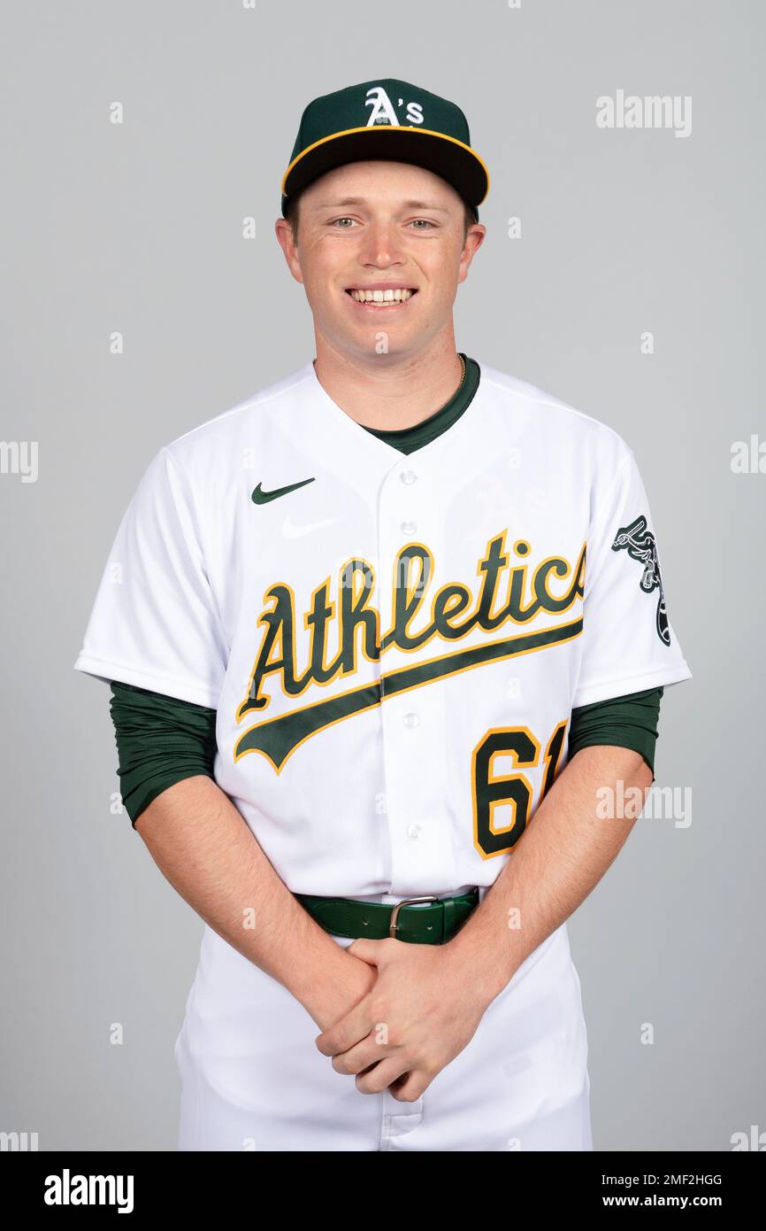 This is a 2021 photo of Nick Allen of the Oakland Athletics baseball ...