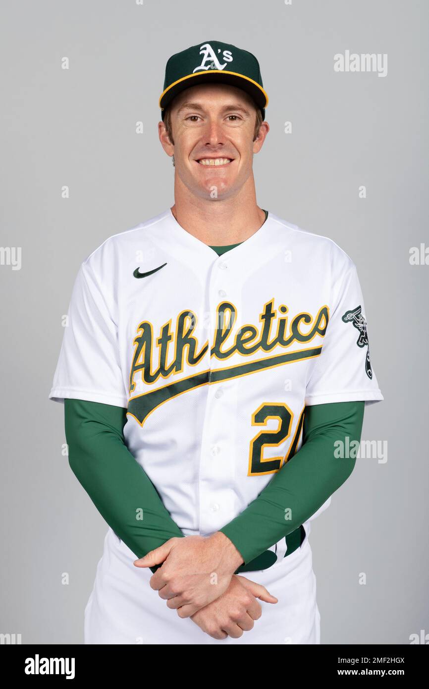 This is a 2021 photo of Mark Canha of the Oakland Athletics baseball ...