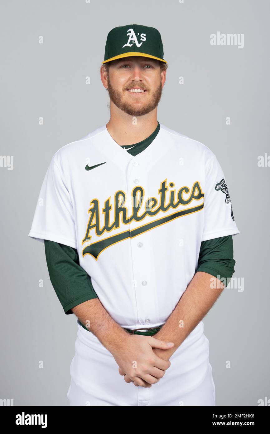 This is a 2021 photo of Cole Irvin of the Oakland Athletics baseball ...