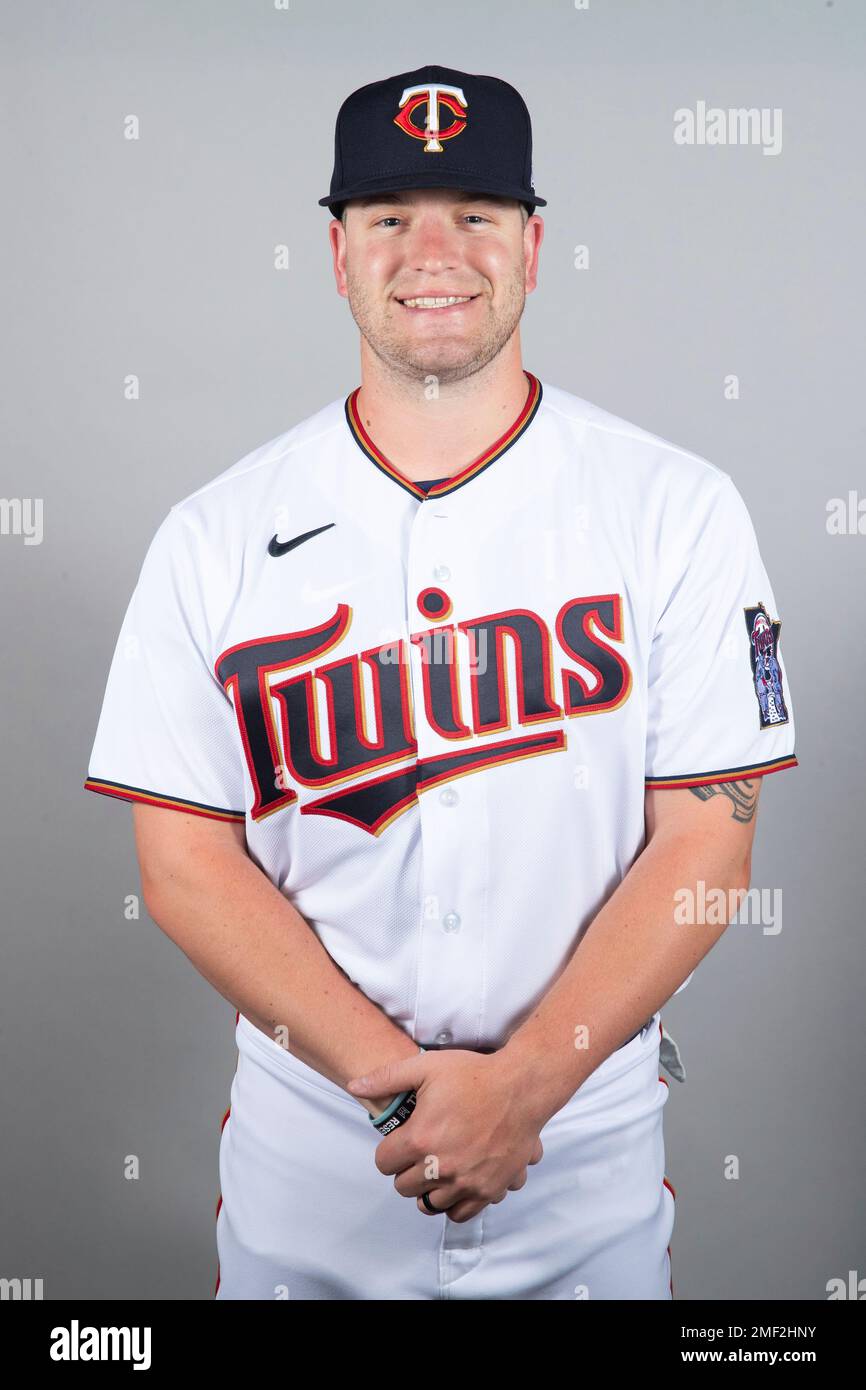This is a 2021 photo of Caleb Hamilton of the Minnesota Twins baseball ...