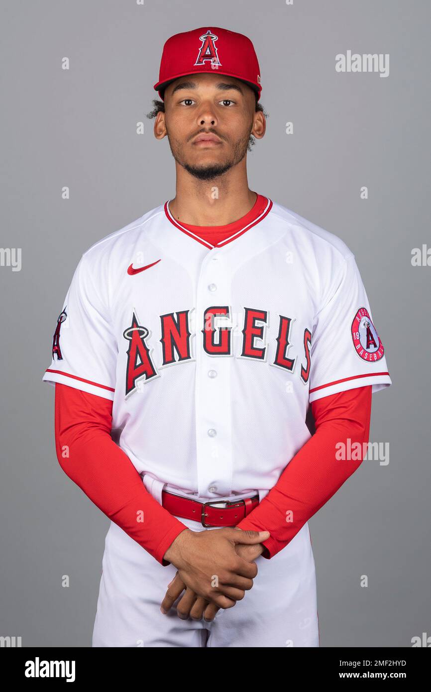This is a 2021 photo of Jeremiah Jackson of the Los Angeles Angels ...