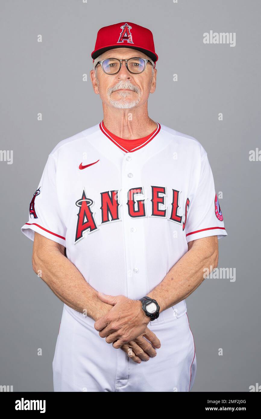 This is a 2021 photo of Bruce Hines of the Los Angeles Angels baseball ...
