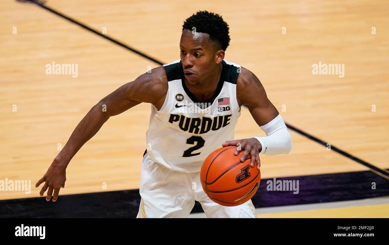 Purdue guard Eric Hunter Jr. (2) plays against Wisconsin during the ...