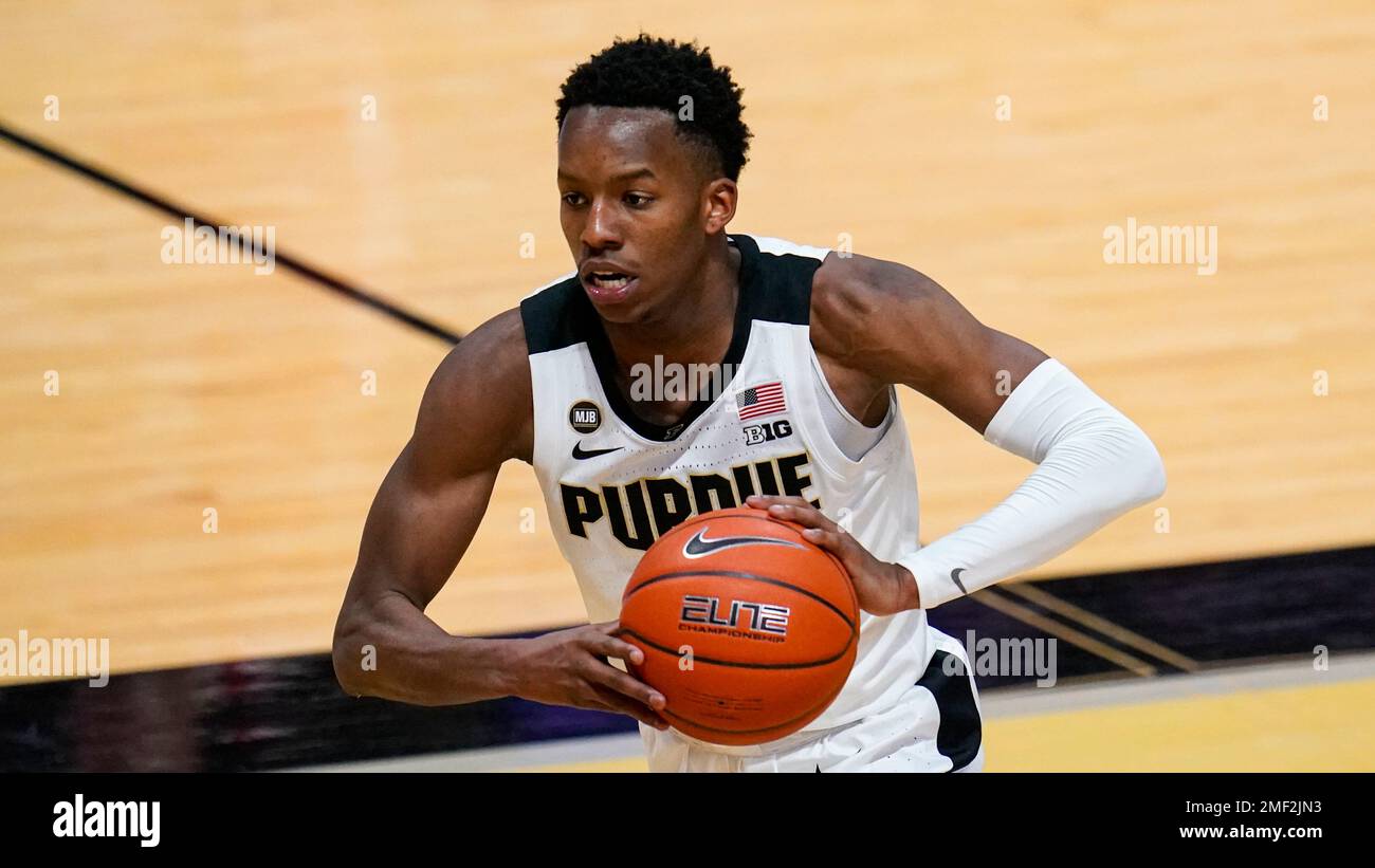 Purdue guard Eric Hunter Jr. (2) plays against Wisconsin during the ...