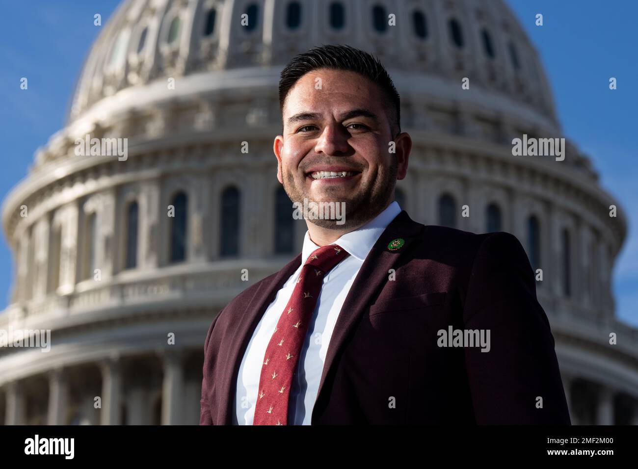 UNITED STATES - JANUARY 24: Rep. Gabe Vasquez, D-N.M., poses outside ...