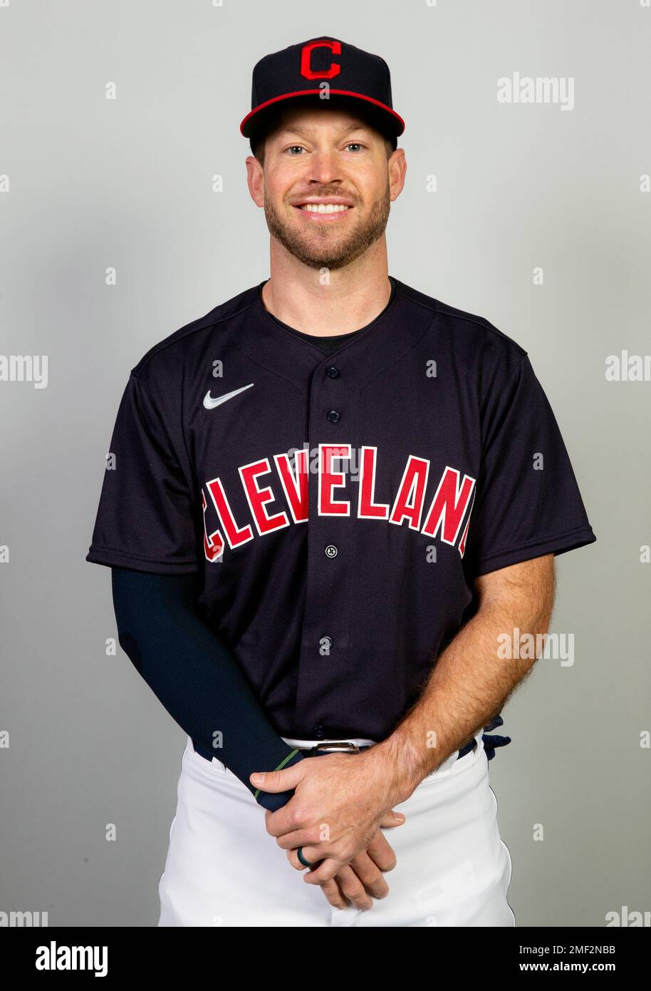 This is a 2021 photo of Mike Freeman of the Cleveland Indians baseball ...
