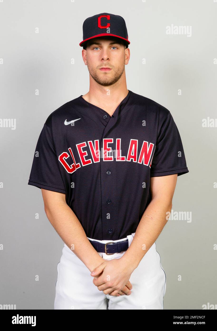 This is a 2021 photo of Ernie Clement of the Cleveland Indians baseball ...