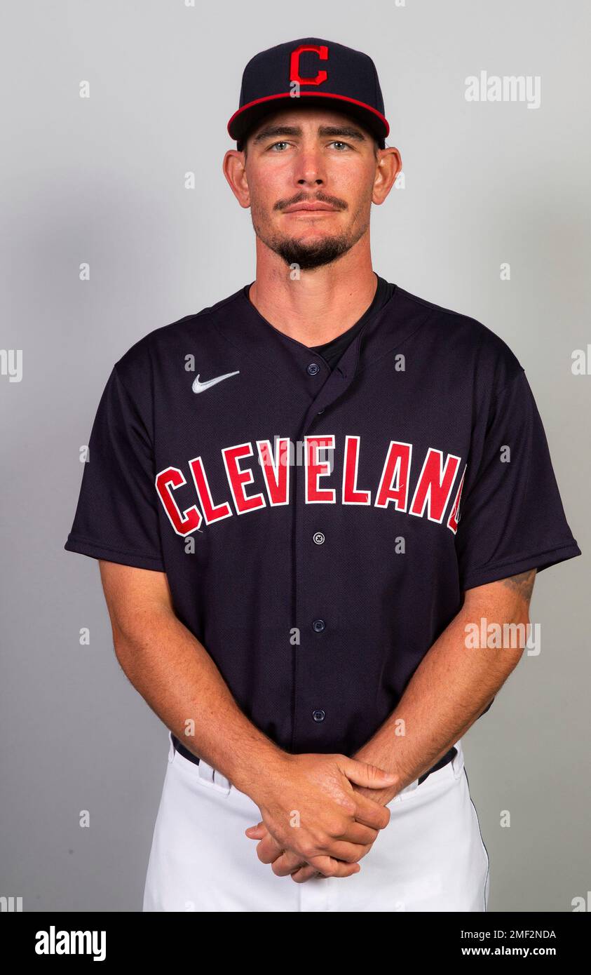 This is a 2021 photo of Nick Wittgren of the Cleveland Indians baseball ...