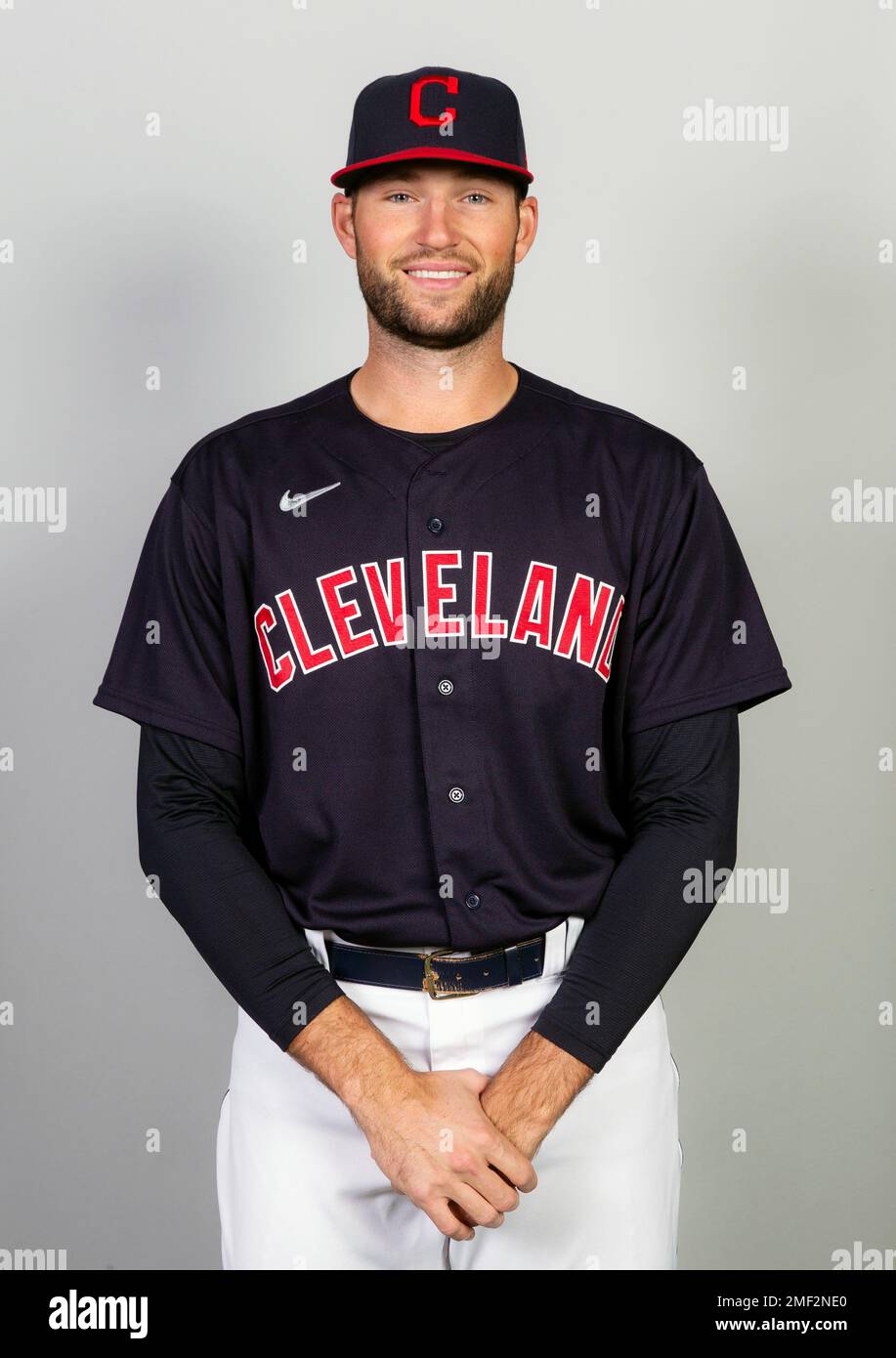 This is a 2021 photo of Sam Hentges of the Cleveland Indians baseball ...