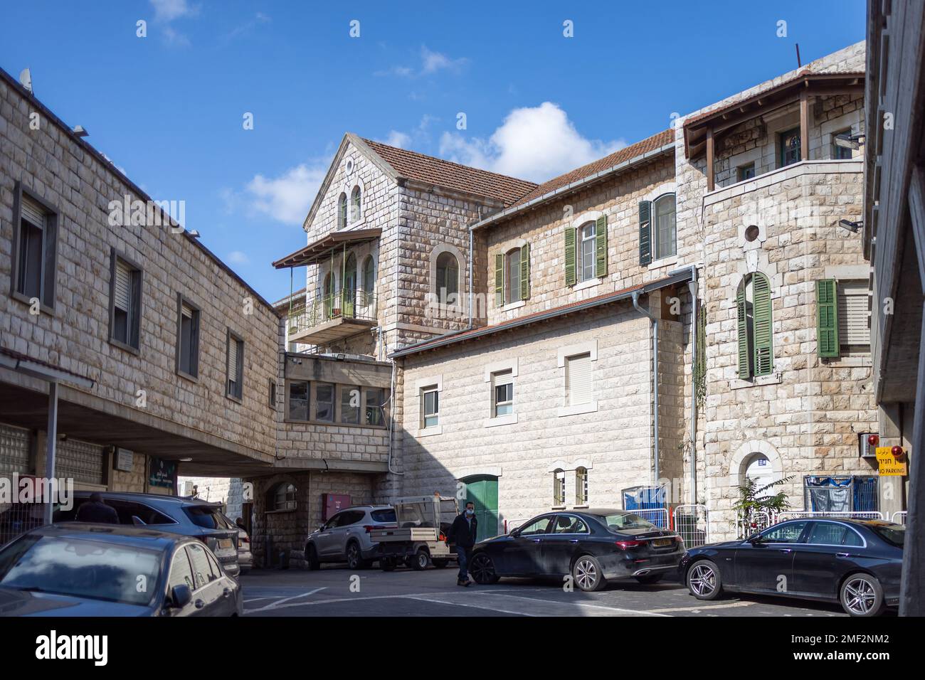 NAZARETH, ISRAEL. December 27, 2022. English (Scottish) hospital in ...