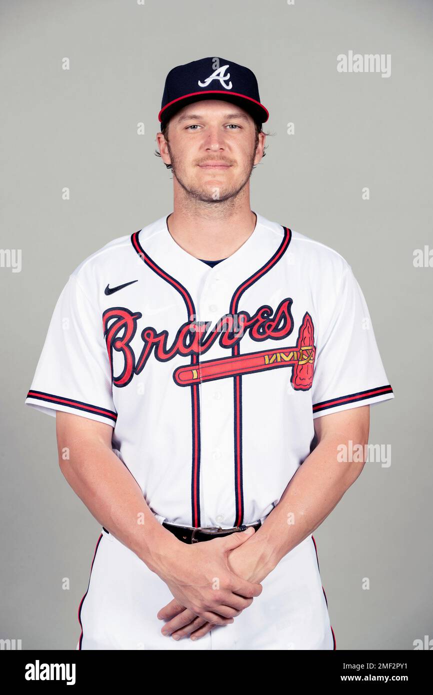 This is a 2021 photo of Jacob Webb of the Atlanta Braves baseball team ...