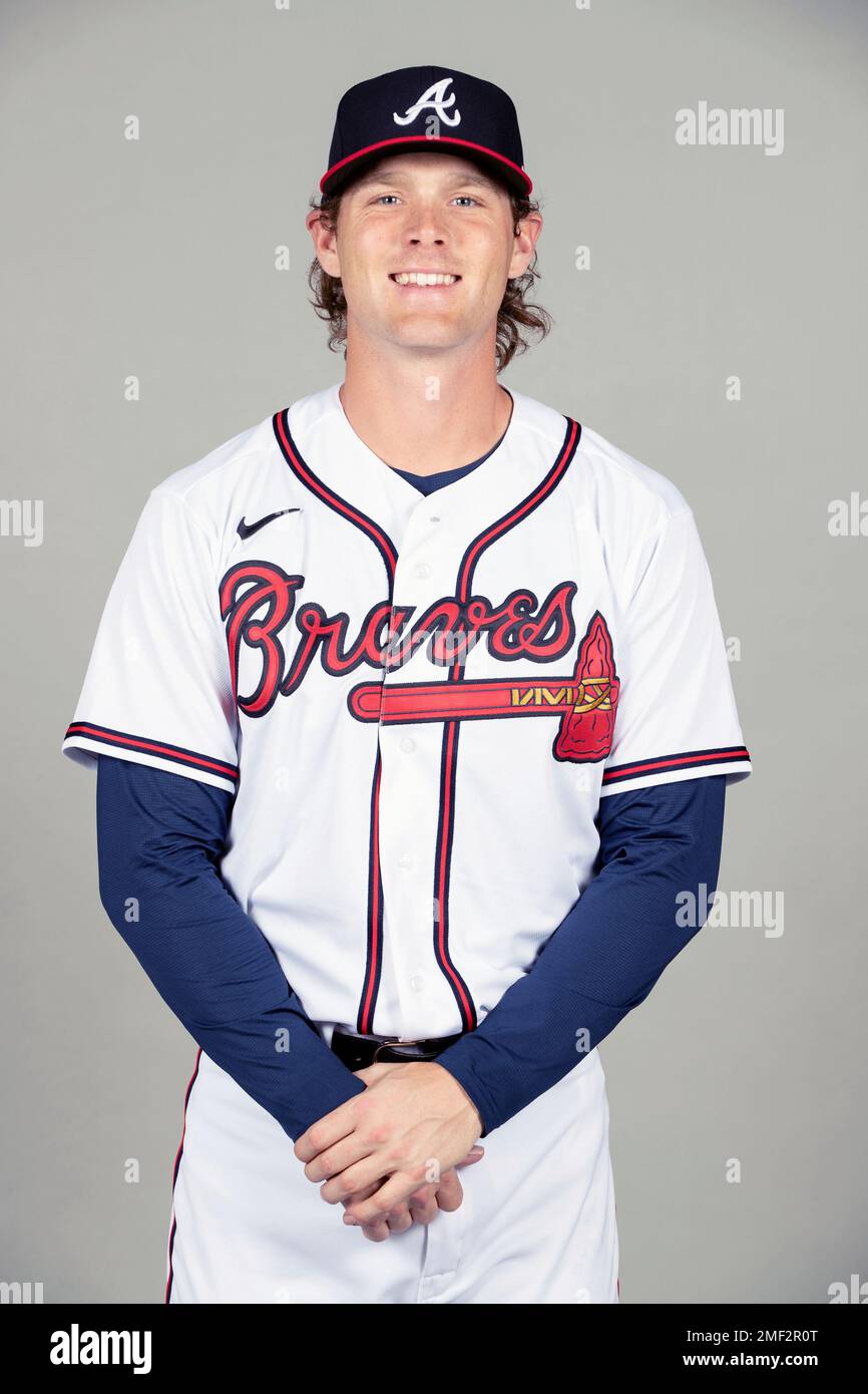This is a 2021 photo of CJ Alexander of the Atlanta Braves baseball ...