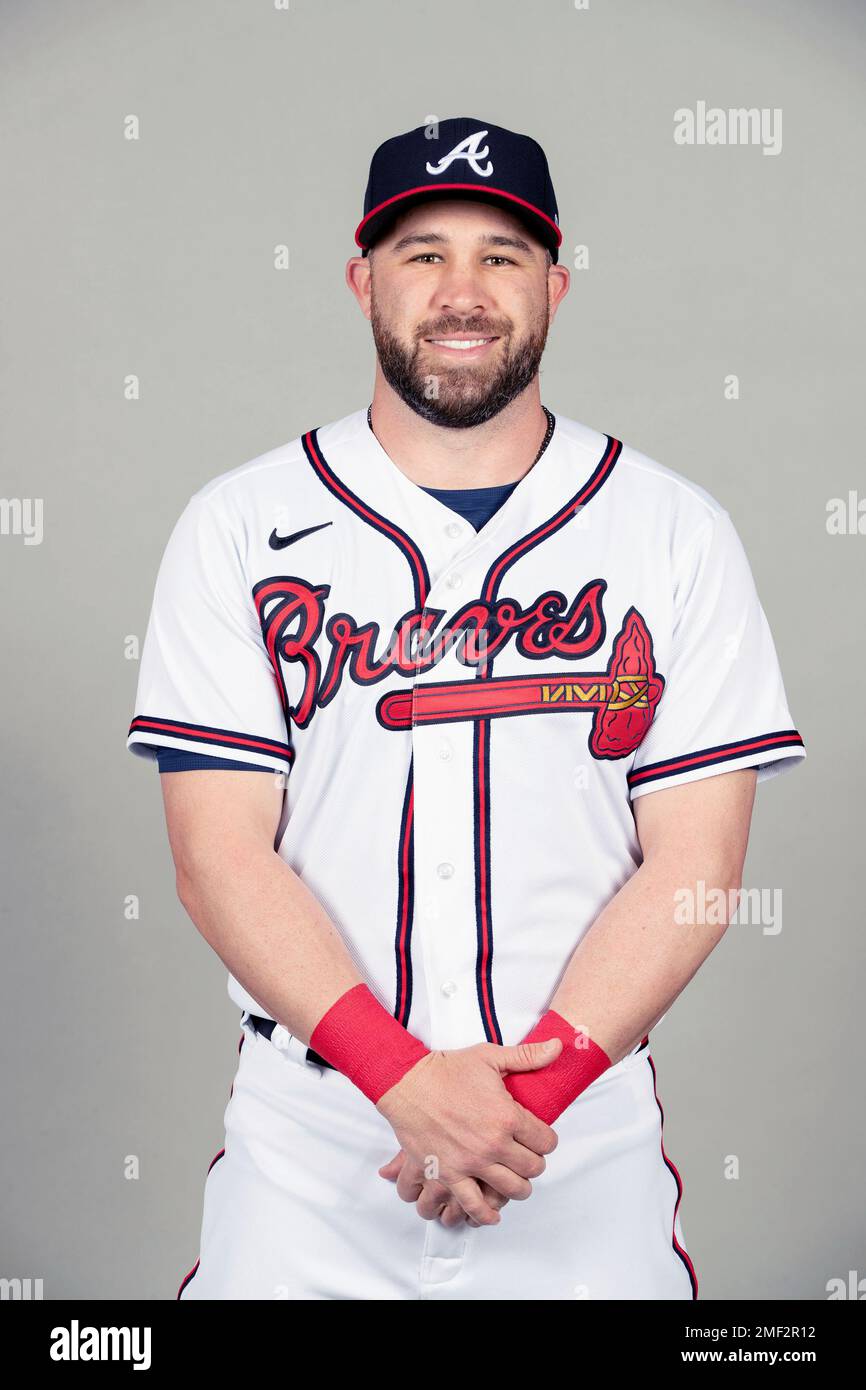 This is a 2021 photo of Jason Kipnis of the Atlanta Braves baseball ...