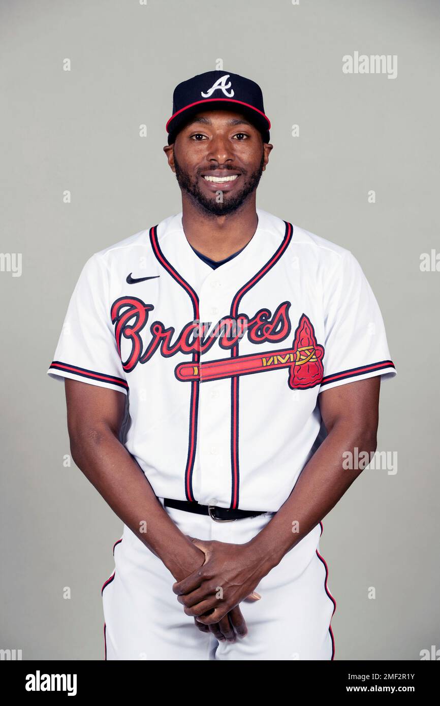 This is a 2021 photo of Travis Demeritte of the Atlanta Braves baseball ...