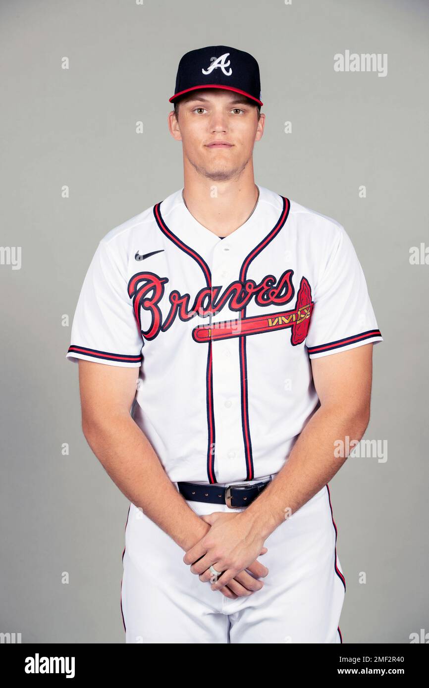 This is a 2021 photo of Bryce Ball of the Atlanta Braves baseball team ...