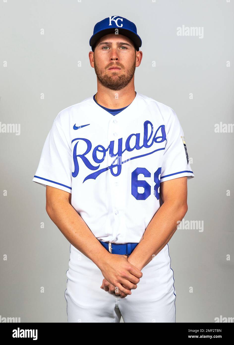 This is a 2021 photo of Jake Newberry of the Kansas City Royals ...