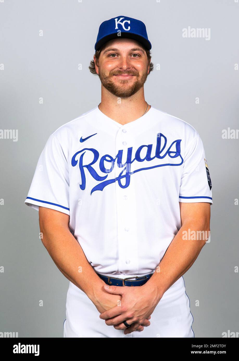 This is a 2021 photo of Jon Heasley of the Kansas City Royals baseball ...