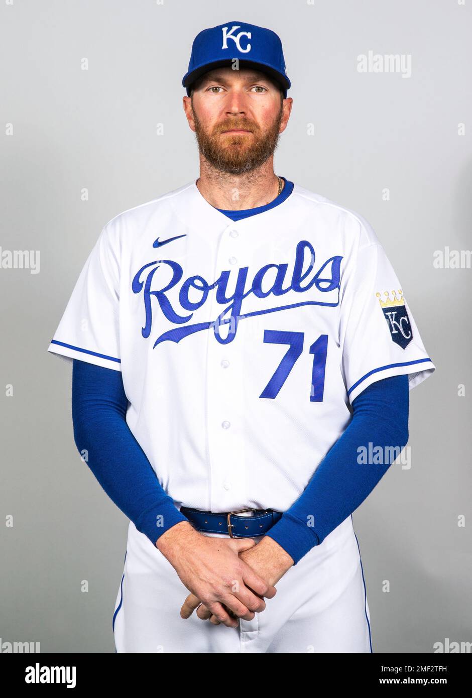 This is a 2021 photo of Wade Davis of the Kansas City Royals baseball ...