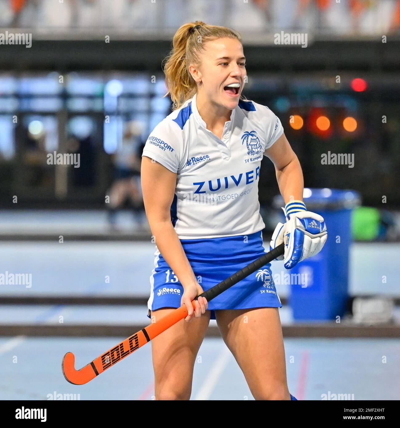 EINDHOVEN, 21-01-2023, Indoor-Sportcentrum Eindhoven, Zaalhockey ...