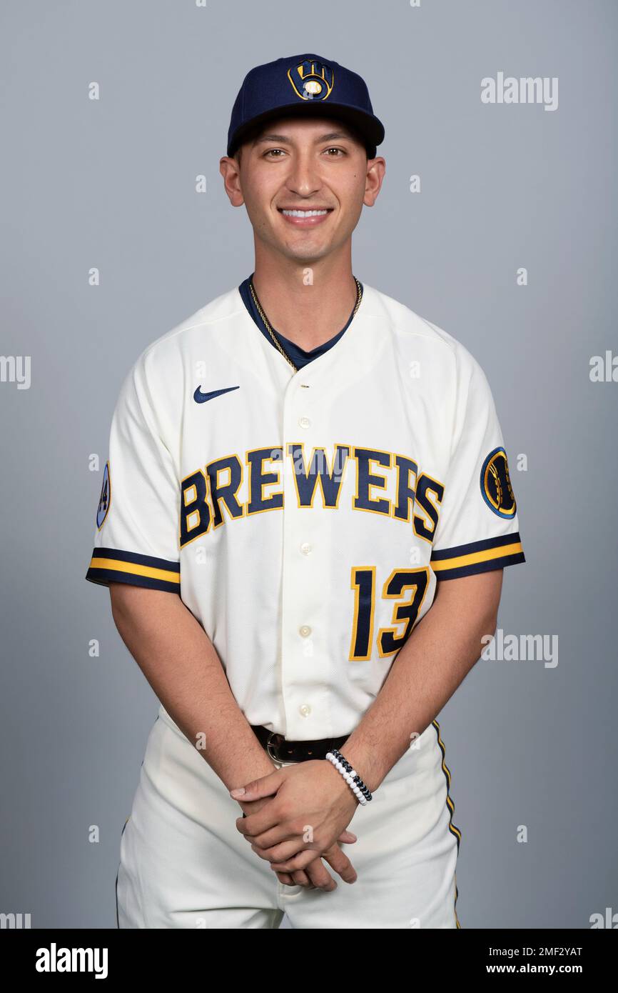 This is a 2021 photo of Mark Mathias of the Milwaukee Brewers baseball ...
