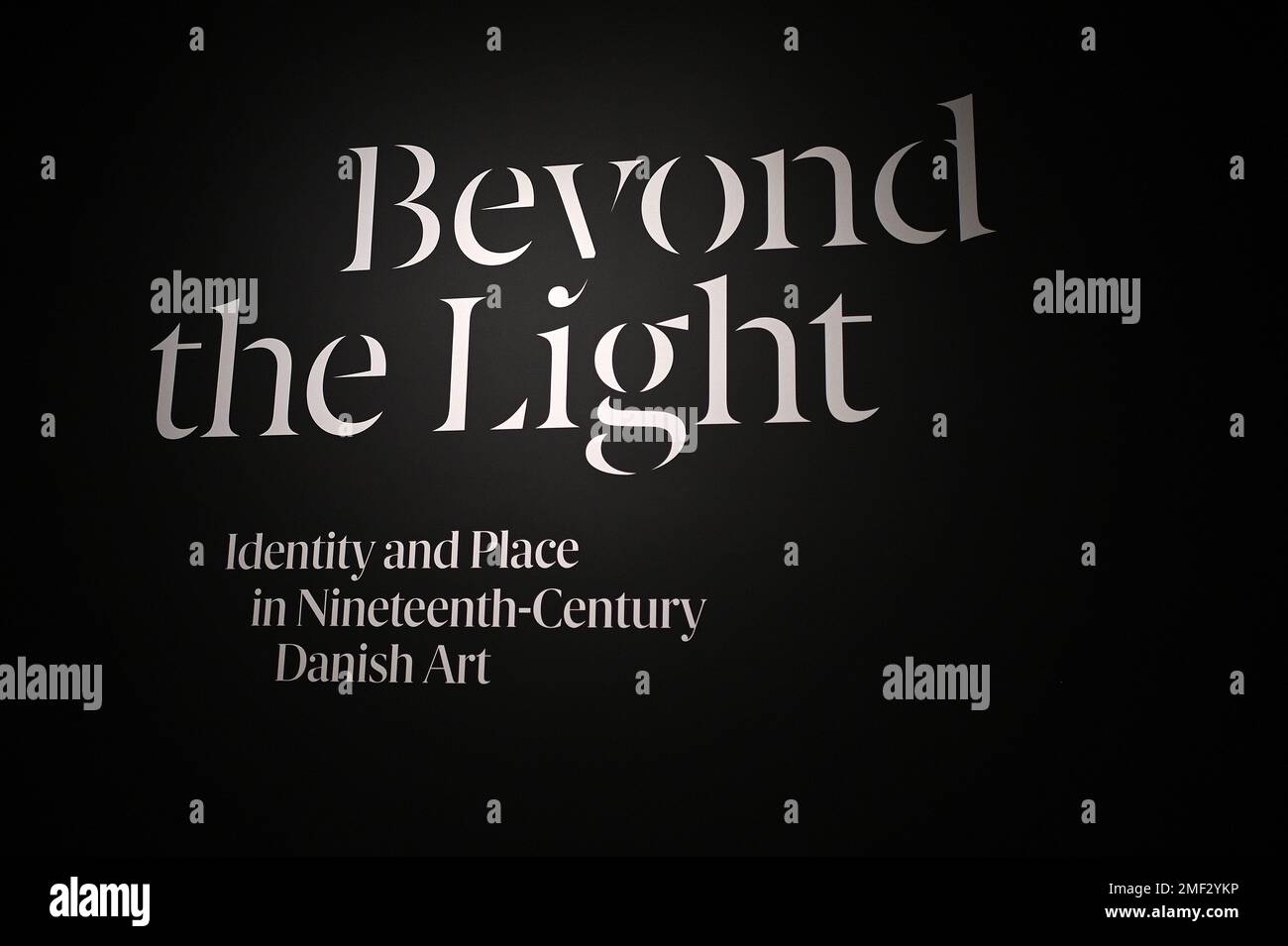 Entrance signage for ‘Beyond the Light: Identity and Place in ...