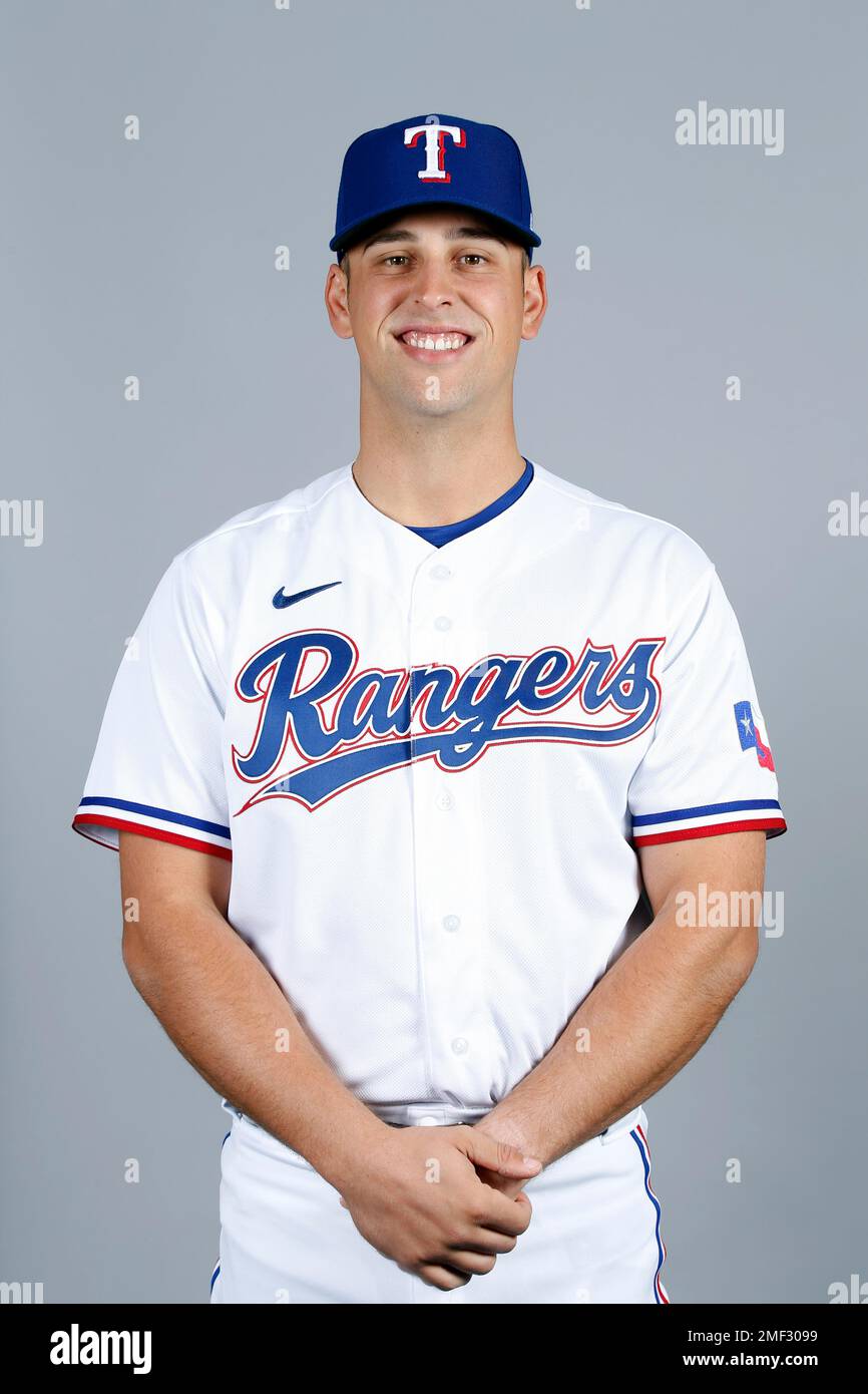This is a 2021 photo of Nate Lowe of the Texas Rangers baseball team ...