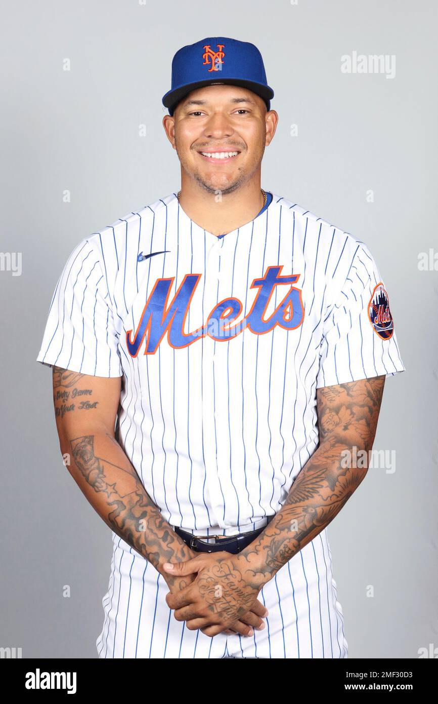 This is a 2021 photo of Taijuan Walker of the New York Mets baseball team. This image reflects ...
