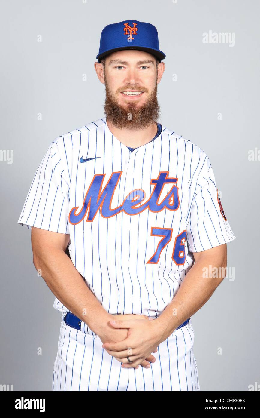 This is a 2021 photo of Patrick Mazeika of the New York Mets baseball ...