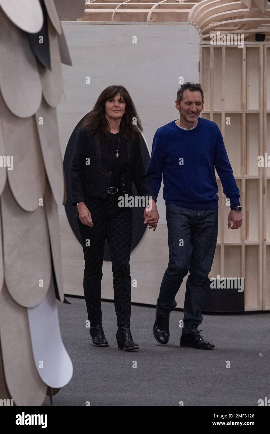 Designer Virginie Viard and artist Xavier Veilhans make an appearance ...