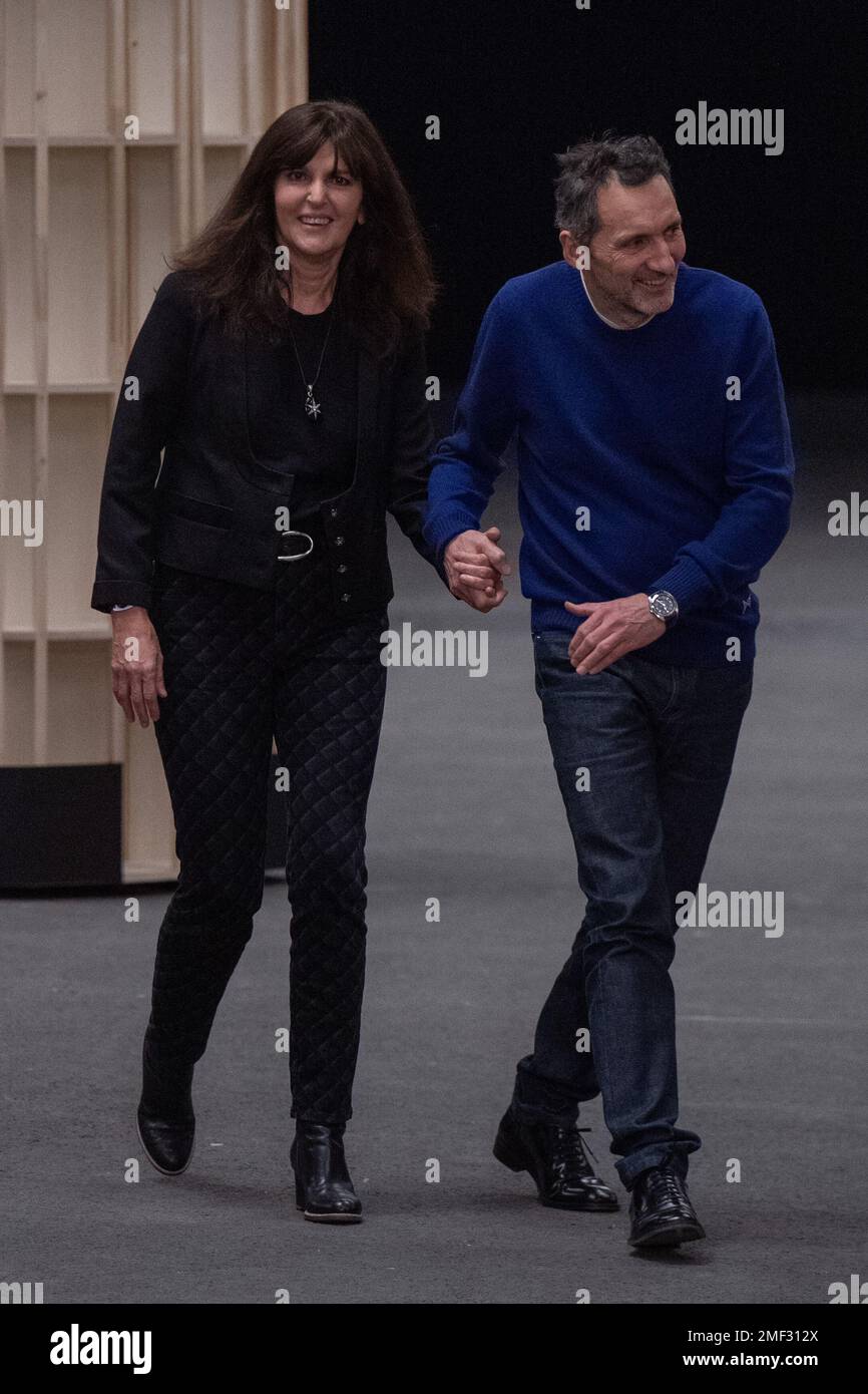 Designer Virginie Viard and artist Xavier Veilhans make an appearance ...