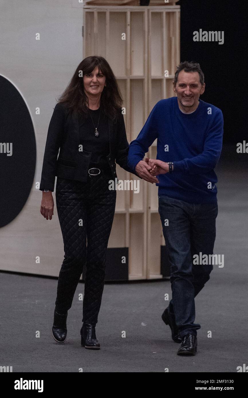 Designer Virginie Viard and artist Xavier Veilhans make an appearance ...
