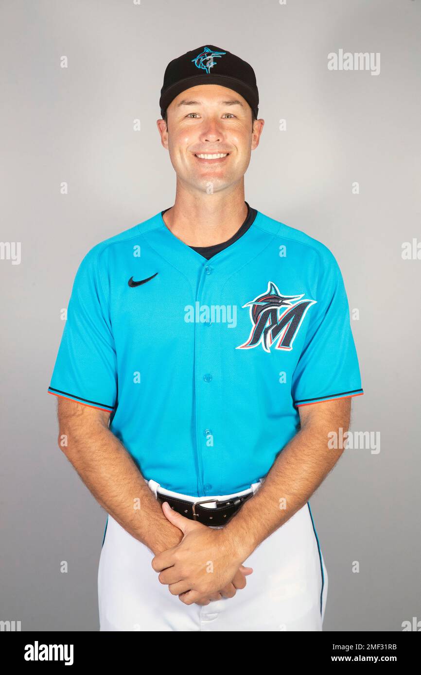 This is a 2021 photo of Patrick Osborn of the Miami Marlins baseball ...