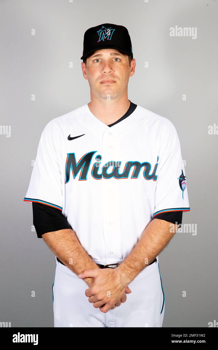 This is a 2021 photo of Eric Duncan of the Miami Marlins baseball team ...
