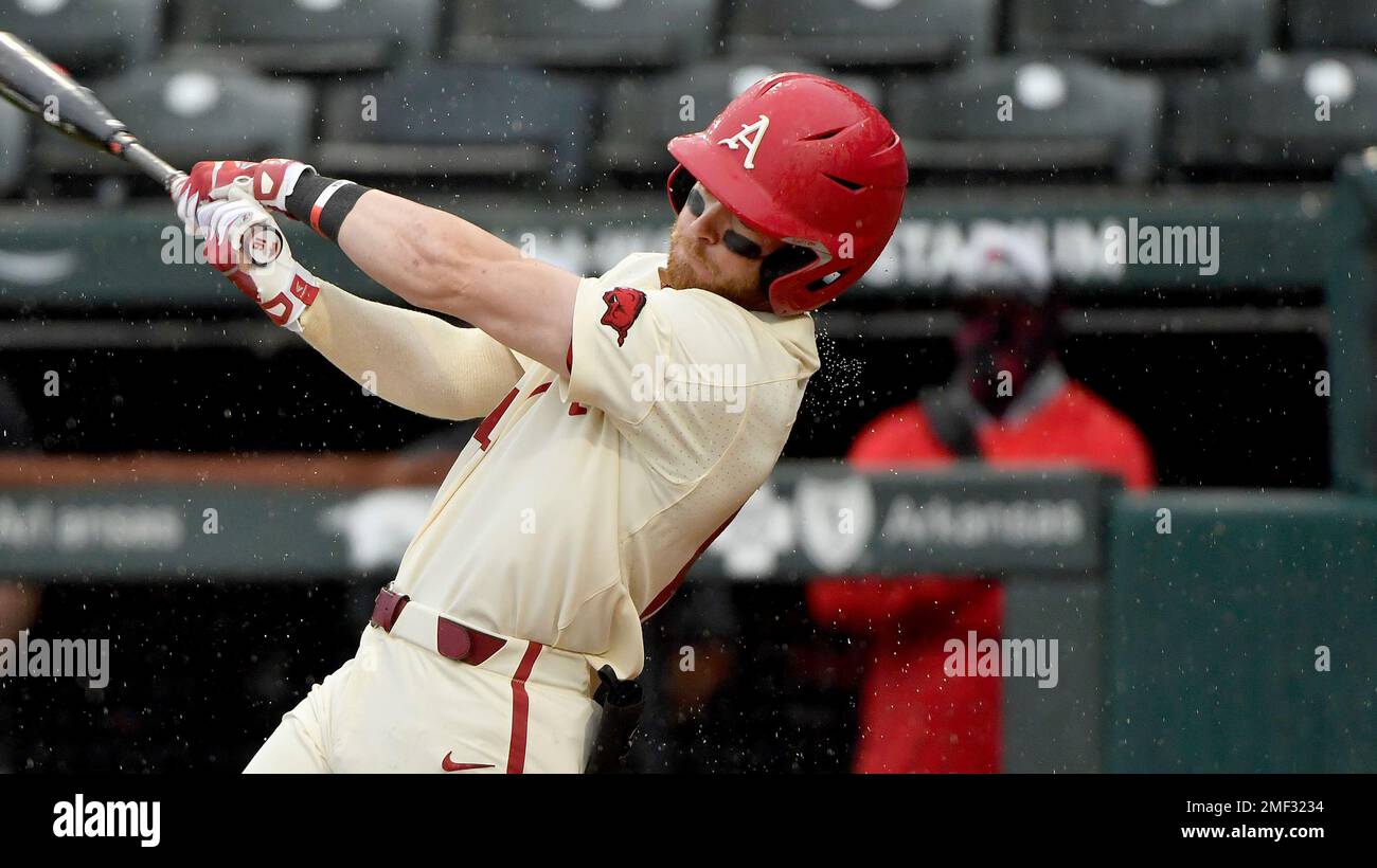 Arkansas batter Cullen Smith (14) against Southeast Missouri St during ...
