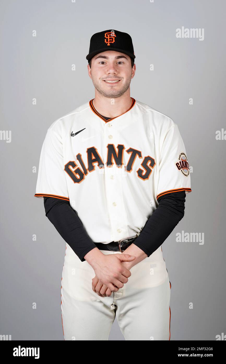 This is a 2021 photo of Logan Wyatt of the San Francisco Giants ...