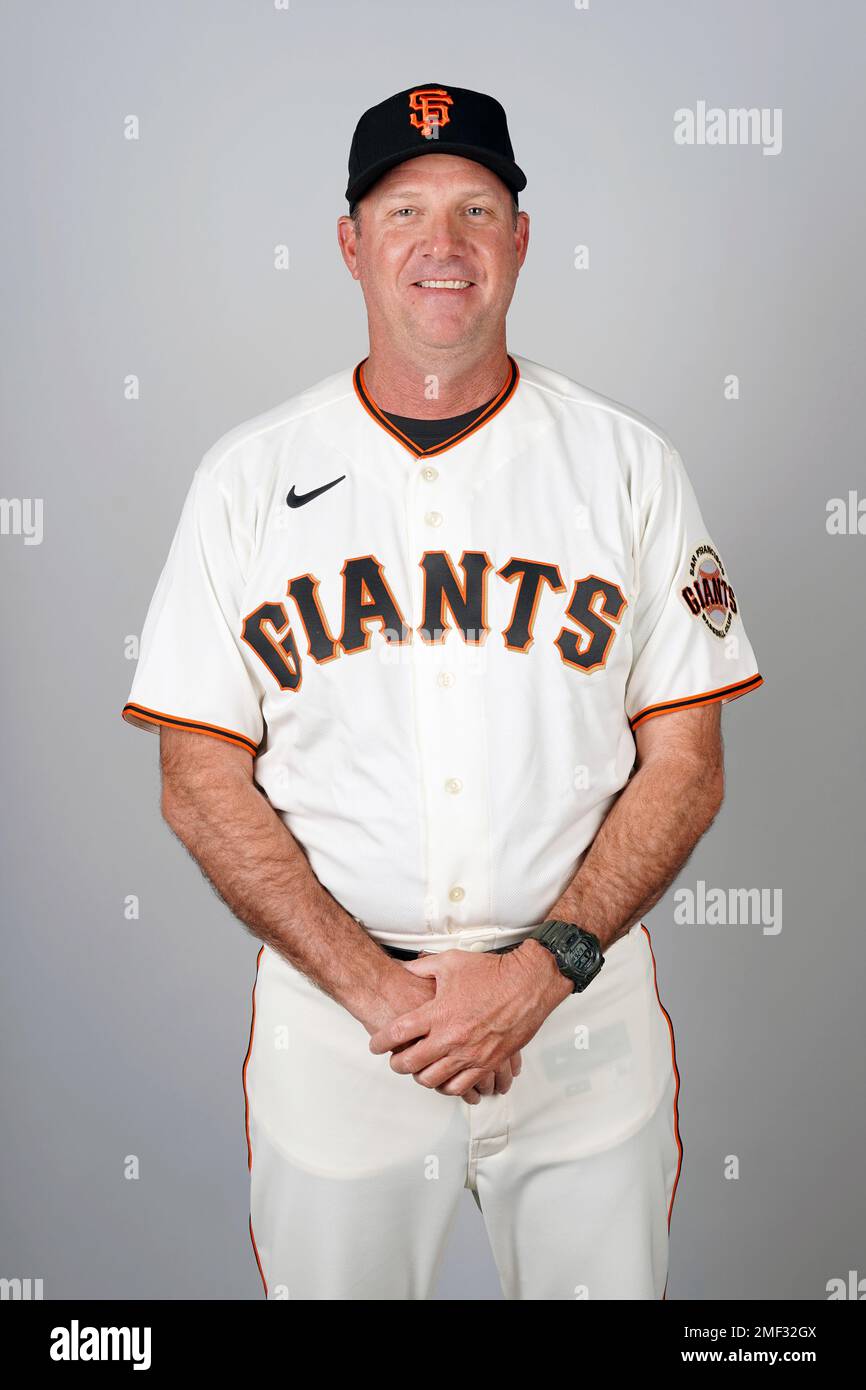 This is a 2021 photo of Jason Wood of the San Francisco Giants baseball ...