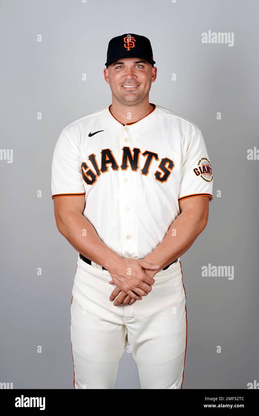 This is a 2021 photo of Donnie Ecker of the San Francisco Giants ...