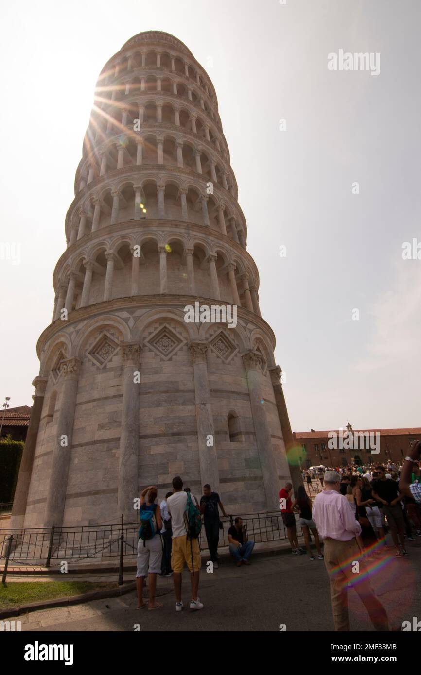 Tower of pisa street view hi-res stock photography and images - Alamy