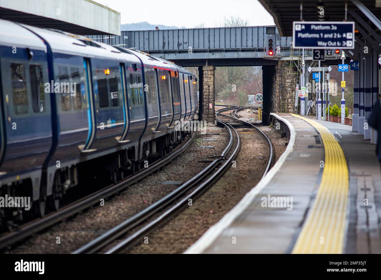 Sevenoaks railway station, Kent, UK Stock Photo - Alamy