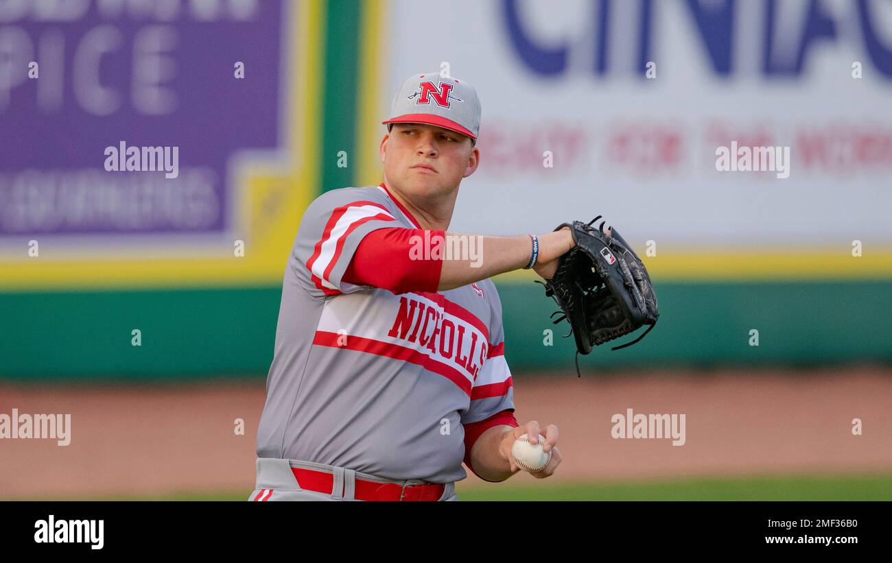 xxxx during an NCAA baseball game on Saturday, Feb. 27, 2021, in Baton ...