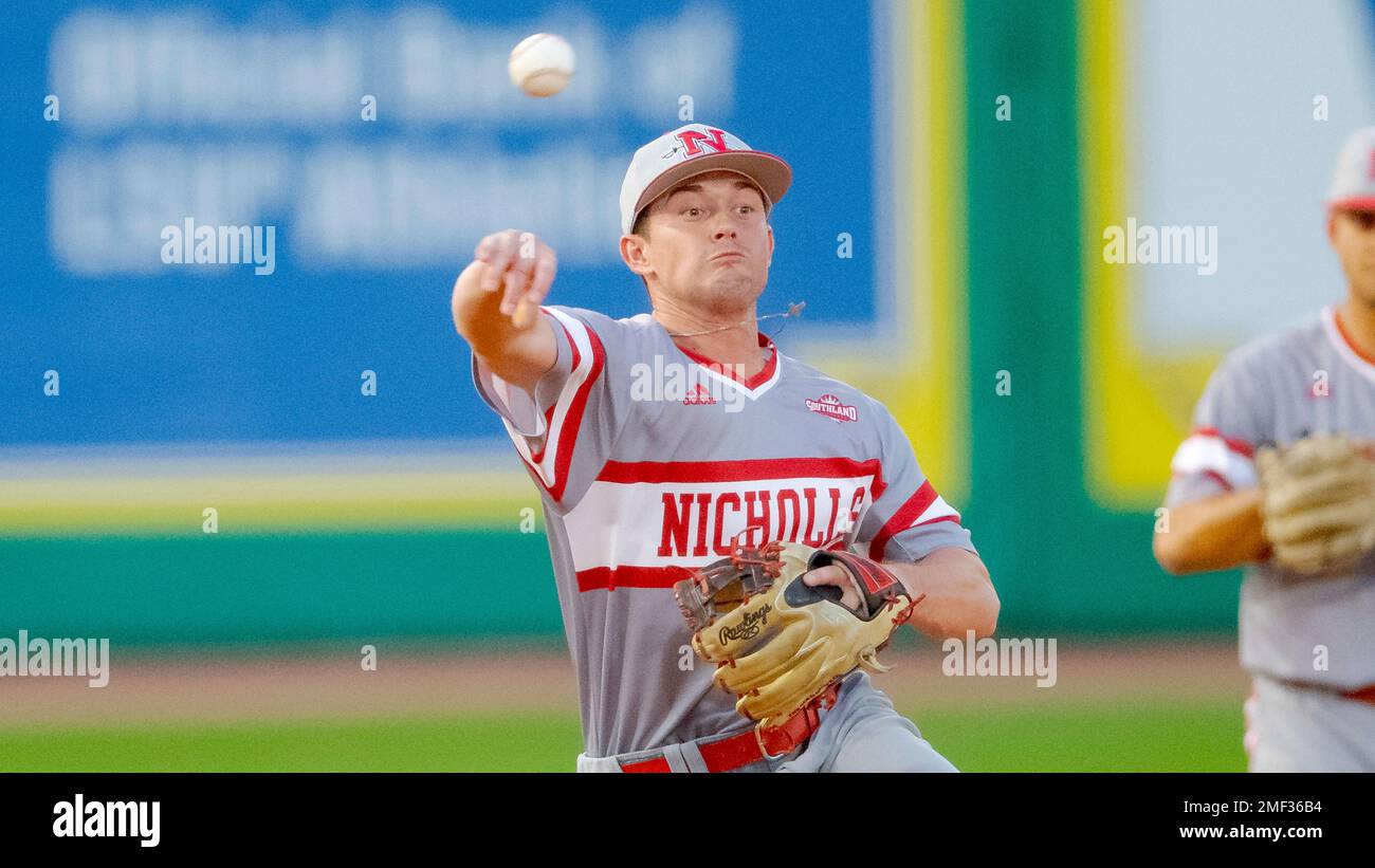 xxxx during an NCAA baseball game on Saturday, Feb. 27, 2021, in Baton ...