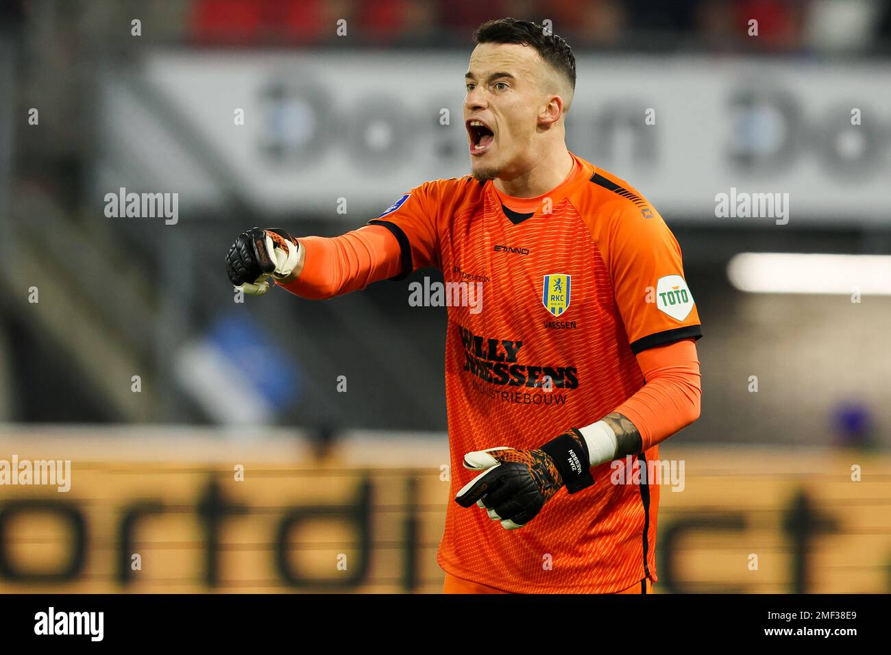 ROTTERDAM, NETHERLANDS - JANUARY 24: Etienne Vaessen of RKC Waalwijk ...