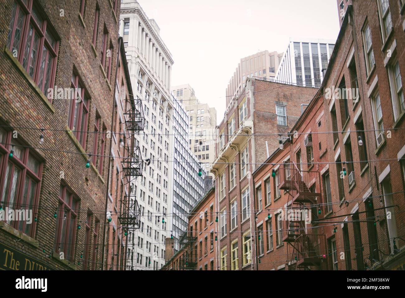 Old and new buildings in downtown New York City Stock Photo - Alamy
