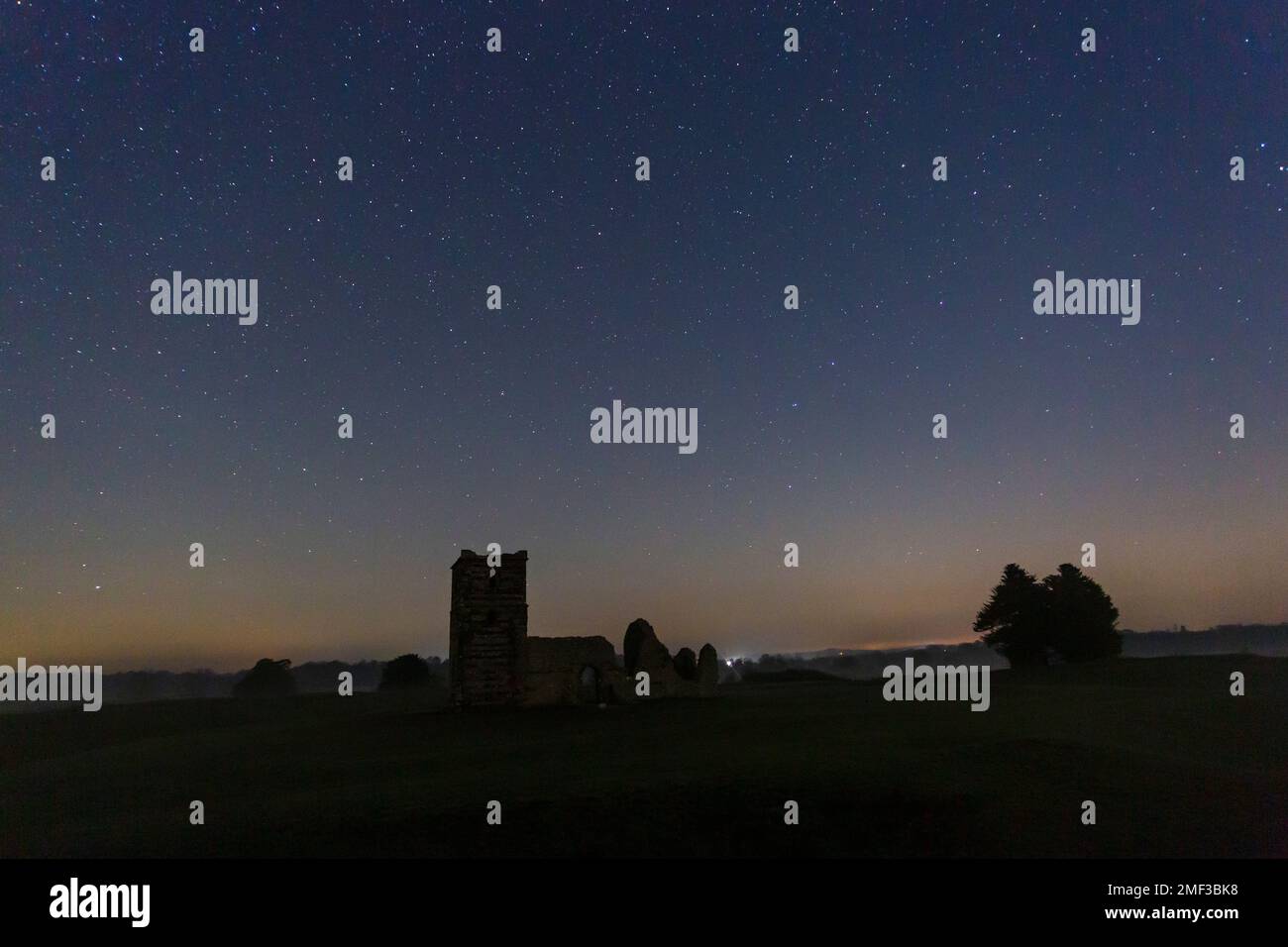Knowlton Church, Nr Wimborne, Dorset UK. 24th January 2023. UK weather ...