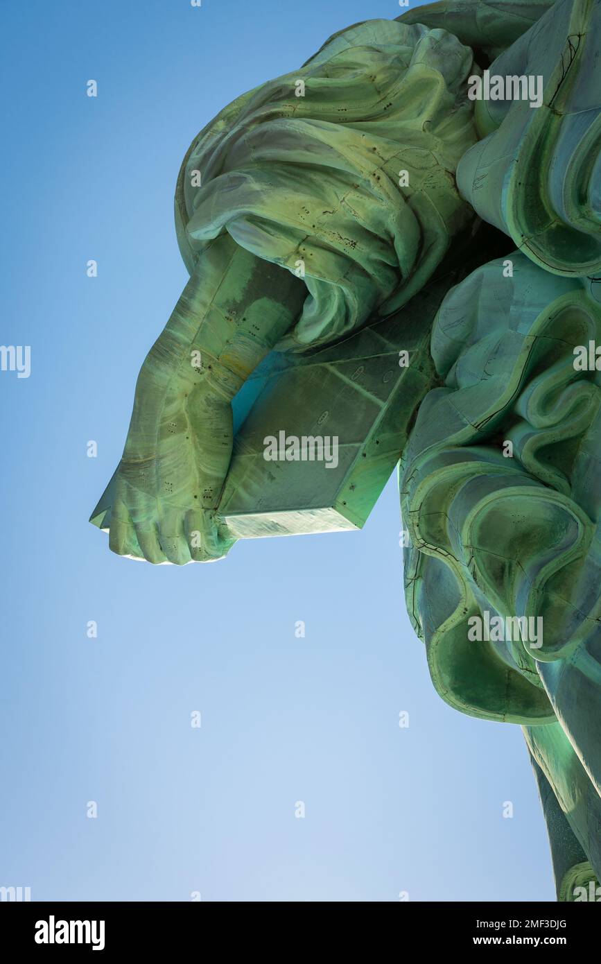Statue of Liberty in detail Stock Photo - Alamy
