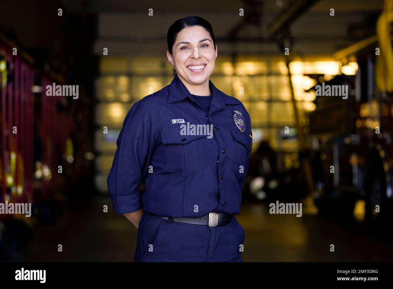 Firefighter paramedic Sally Ortega of Los Angeles County Fire ...